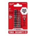Milwaukee Tool 10-Pc Shockwave Impact Torx Security Insert Bit Set ML48-32-4618 | Zoro